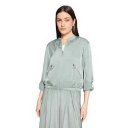 Jackenblazer Betty Barclay "Damen mit 3/4 Arm", Damen, Gr. 40, chinois gr&uuml;n, Satin, Obermaterial: 100% Polyester, l&auml;ssig geschnitten normal, Blazer