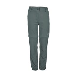 Zip-off-Hose Killtec "KOS 112 GRLS PNTS", Kinder, Gr. 164, Normalgr&ouml;&szlig;en, grasgr&uuml;n, Obermaterial: 100% Polyester, Hosen, Abzippbare Funktionshose mit elastischem Bund und Taschen