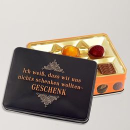 Pr&auml;sentdose &bdquo;Nichts-schenken-Geschenk&ldquo;
