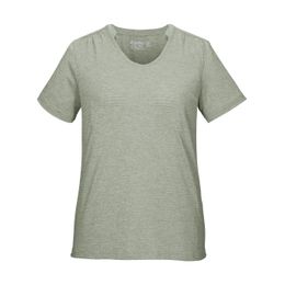 T-Shirt Killtec "KOS 29 WMN TSHRT", Damen, Gr. 36, graugr&uuml;n, Obermaterial: 61% Polyester, 30% Polyamid, 9% Elasthan, Shirts T-Shirt, Atmungsaktiv, schnelltrocknend, Melange-Optik, Stretchkomfort