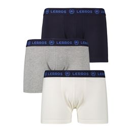 Boxershorts Lerros "Boxershorts 3er Pack Mixed Colours", Herren, Gr. L, mix pack 103, 248, 480, 95% Baumwolle, 5% Elasthan, Unterhosen, Unterhosen, Mehrfarbig, Unterw&auml;sche, 3 St&uuml;ck, Baumwoll-Elasthan-Mix