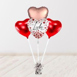 Heliumballon Geschenk &bdquo;Ich liebe dich&ldquo; Herzchen