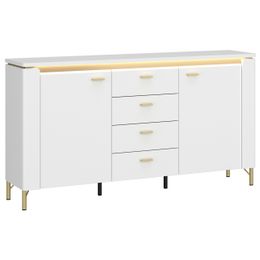 Sideboard Lazio Wei&szlig; B: 155,3 cm
