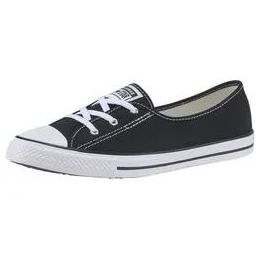 Sneaker Converse "Chuck Taylor All Star Ballet Lace Ox", Damen, Gr. 42,5, schwarz, Textil, Schuhe Canvassneaker Sneaker low, Topseller