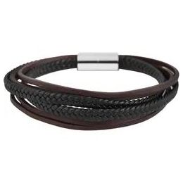 Adelia&acute;s Armband ADELIA ́S "Herren Armband aus Leder 21,5 cm", silber, Armb&auml;nder, Herren, 22cm, Leder, Armband, Eine sch&ouml;ne Geschenkidee f&uuml;r jeden Anlass
