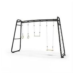 Schaukelkombination EXIT "GetSet Monkeybar MB310", schwarz, Schaukeln, KinderB:379cm H:248cm T:115cm, Stahl, B:379cm H:248cm T:115cm