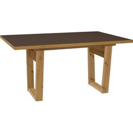 M&auml;usbacher Esstisch M&Auml;USBACHER "Frame", braun (lava matt, asteichefarben), Tische, Rechteckiger Esstisch Esstisch Holz-Esstische, Breite 180 cm
