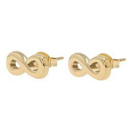 Adelia&acute;s Paar Ohrh&auml;nger ADELIA&acute;S "Damen Ohrringe &ndash; Ohrstecker Unendlichkeitszeichen aus Edelstahl", Damen, Gr. Damen, Edelstahl, gold, Ohrringe, Zum Verschenken an Menschen, die Ihnen am Herzen liegen