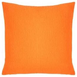 Dekokissen Pad "Fashion", orange, unifarben, B:50cm L:50cm, Polyester, Dekokissen_Sitzkissen_Kissenh&uuml;llen, aus einer italienischen Fashionweberei