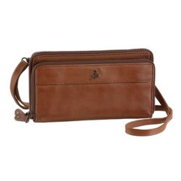 Geldb&ouml;rse Harbour 2nd "Serena", Damen, braun (charming cognac), Leder, washed, Kleinlederwaren, Geldbeutel Portemonnaie mit RFID-Technologie