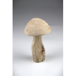 Dekoobjekt AM Design "Dekofigur aus Holz", braun, B:9cm H:15cm, Holzwerkstoff, Dekofiguren, 2er Set, BxH: 9x15 cm
