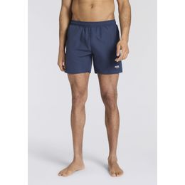 Badeshorts BOSS "Swordfish", Herren, Gr. M, N-Gr, navy 415, Web, Obermaterial: 100% Polyester, unifarben, Badehosen Badeshorts