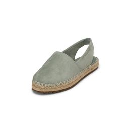 Marc O'Polo Espadrille MARC O'POLO "aus Suede-Ziegenleder", Damen, Gr. 40, calm sage, Obermaterial: 100% Leder (Ziege), unifarben, Schuhe Espadrille