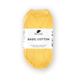 Basic Cotton von Pro Lana, Gelb, aus Baumwolle