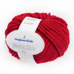 Merino Dick von Junghans-Wolle, Himbeer, aus Schurwolle