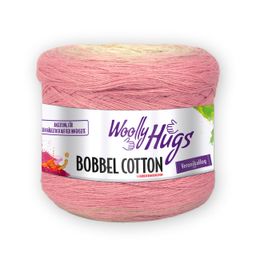 Bobbel Cotton von Woolly Hugs, Beige/Rosa, aus Baumwolle