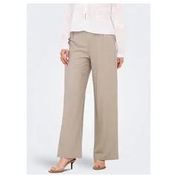 Jacqueline de Yong Jerseyhose JDY "JDYBIRDIE GEGGO LONG PANT JRS", Damen, Gr. S (36), L&auml;nge 32, beige (chateau gray), Jersey, Obermaterial: 53% Viskose, 47% Nylon, meliert, regular fit normal, Hosen Jerseyhose