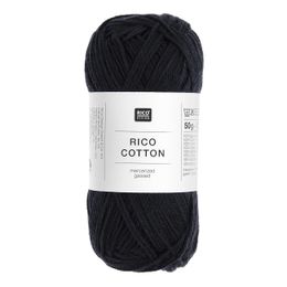 Rico Cotton von Rico Design, Schwarz, aus Baumwolle