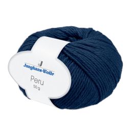 Peru von Junghans-Wolle, Marine, aus Polyacryl