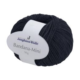 Bandana-Mini von Junghans-Wolle, Marine, aus Baumwolle