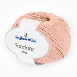 Bandana von Junghans-Wolle, Lachs, aus Baumwolle