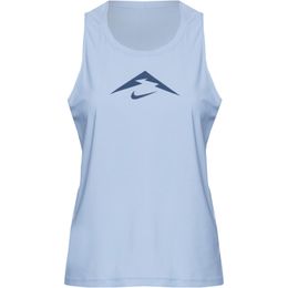 Nike TRAIL DF Funktionstank Damen - Gr&ouml;&szlig;e S - blau