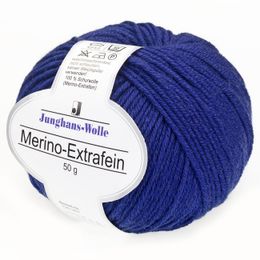 Merino-Extrafein von Junghans-Wolle, Jeans, aus Schurwolle