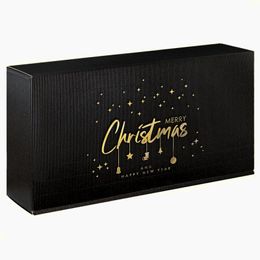 25 x Pr&auml;sentkarton f&uuml;r 2 Flaschen "Golden Wishes" 360 x 192 x 95 mm