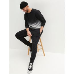 Catamaran Sports Herren Freizeitanzug mit elastischen B&uuml;ndchen, schwarz-hellgrau, Gr&ouml;&szlig;e 44/46