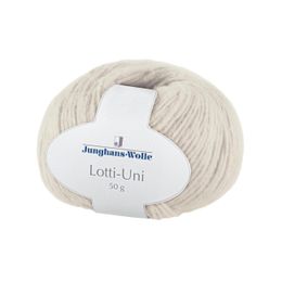 Lotti-Uni von Junghans-Wolle, Wollwei&szlig;, aus Baumwolle
