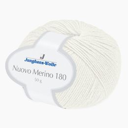 Nuovo Merino 180 von Junghans-Wolle, Wollwei&szlig;, aus Schurwolle