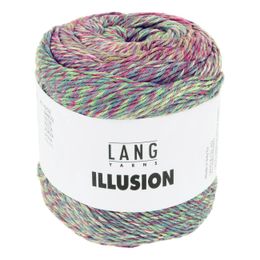 Illusion von Lang Yarns, Fuchsia/Gr&uuml;n/Blau, aus Baumwolle