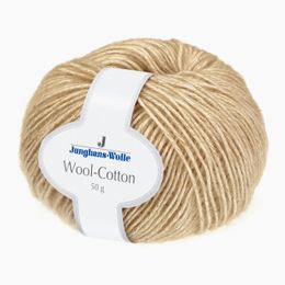 Wool-Cotton von Junghans-Wolle, Beige, aus Baumwolle