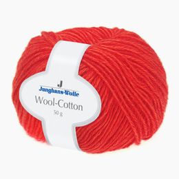 Wool-Cotton von Junghans-Wolle, Rot, aus Baumwolle
