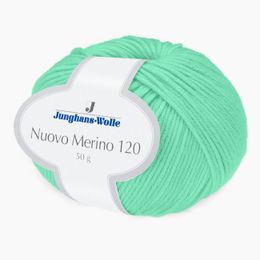 Nuovo Merino 120 von Junghans-Wolle, Mint, aus Schurwolle