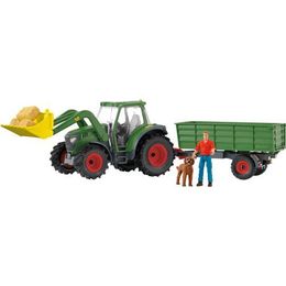Schleich Farm World 42608 Traktor mit Anh&auml;nger