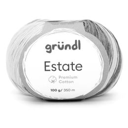 gr&uuml;ndl Estate von Gr&uuml;ndl, Violett/Wei&szlig;/Zitrone/Azur/Hellgrau, aus Baumwolle