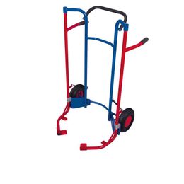 VARIOfit Reifenkarre niedrig 200 kg Traglast Luftbereifung - Enzianblau
