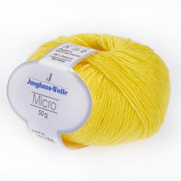 Micro von Junghans-Wolle, Zitrone, aus Polyacryl