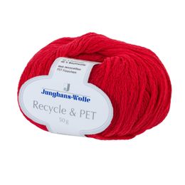 Recycle & PET von Junghans-Wolle, Hellrot, aus Polyester
