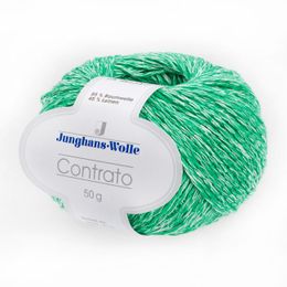 Contrato von Junghans-Wolle, Gr&uuml;n, aus Baumwolle