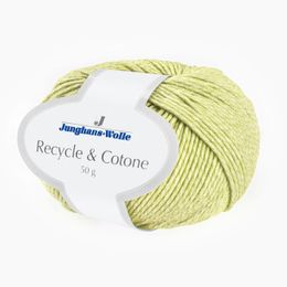 Recycle & Cotone von Junghans-Wolle, Pistazie, aus Baumwolle