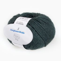 Peru von Junghans-Wolle, Dunkelpetrol, aus Polyacryl