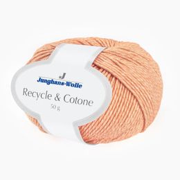 Recycle & Cotone von Junghans-Wolle, Apricot, aus Baumwolle