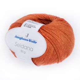 Seidana von Junghans-Wolle, Mango, aus Polyacryl