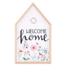 Kreuzstichbild - Welcome Home