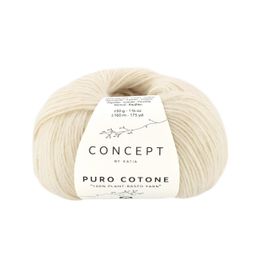 Puro Cotone von Katia, Naturwei&szlig;, aus Baumwolle