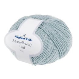 Monello-90 Uni von Junghans-Wolle, Aqua, aus Polyacryl