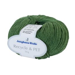 Recycle & PET von Junghans-Wolle, Grasgr&uuml;n, aus Polyester