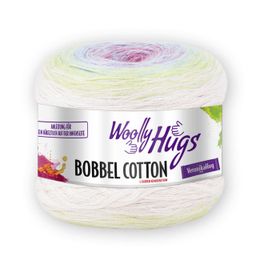 Bobbel Cotton von Woolly Hugs, Gelb/Blau/Rosa/Pastell, aus Baumwolle